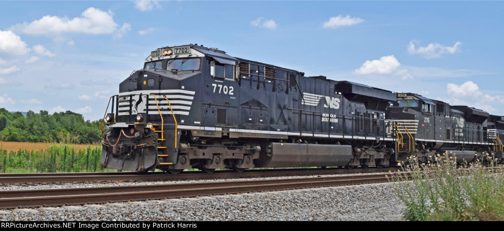 NS 7702 ES40DC and NS 2716 SD70M-2 bring a manifest west through CP ASA on NS between ...